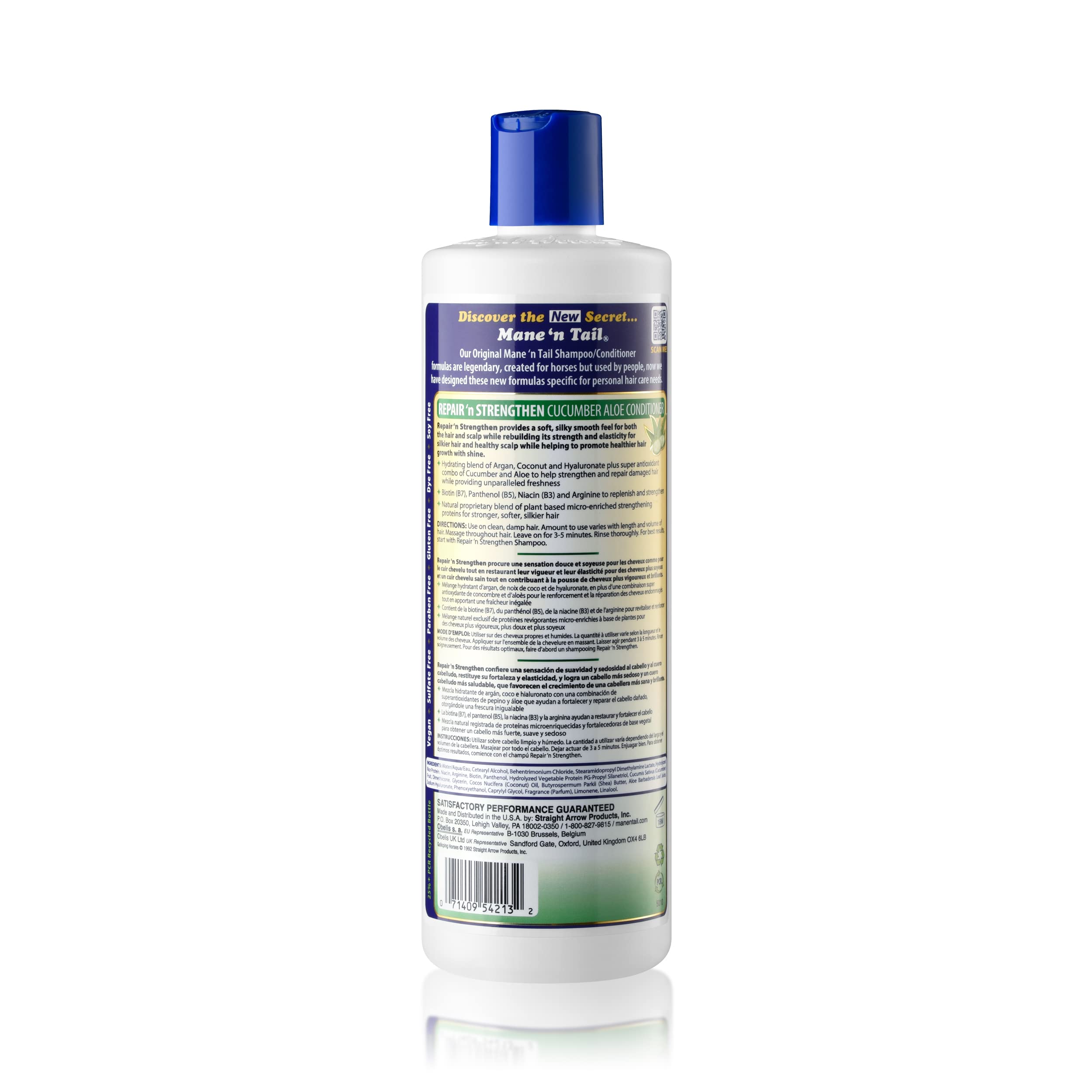 Mane 'n Tail: Repair ‘n Strengthen Conditioner Cucumber Aloe & Biotin (20 Oz)