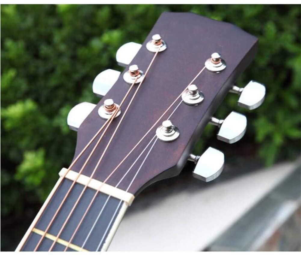 Guitar Kit, String Instrument Electronic Guitar Acoustic Guitar Beginner Classical Guitar Handmade Student Practice Adult Ballad Musical Instrument Spruce Wood Can Carry ( Color : Black , Size : Long-