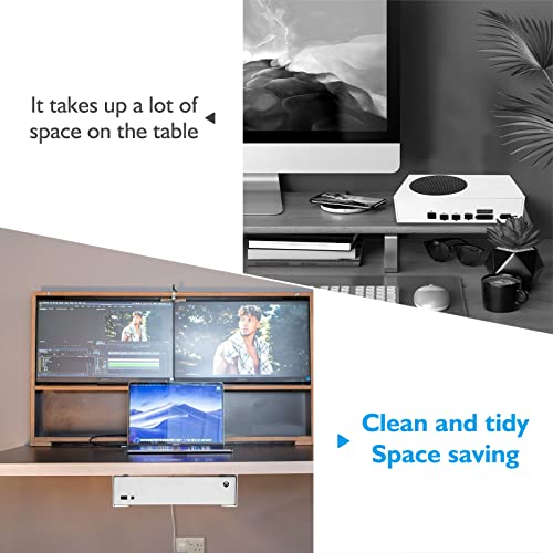 Under Desk Mount for Xbox Series S, Stealth Mount Under Desk Holder Only for Xbox Series S, Xbox Series S Accessories