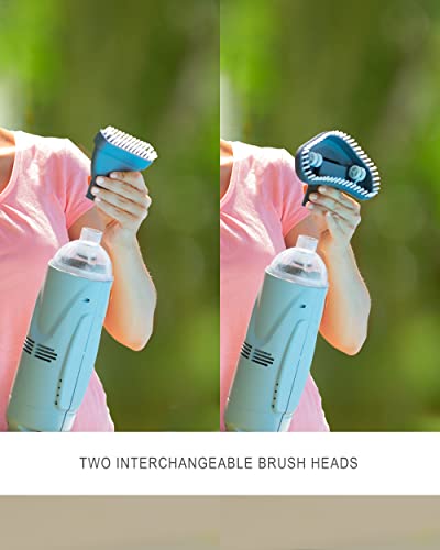 INTEX 28620EP Rechargeable USB Handheld Pool Vacuum: 94in Telescoping Aluminum Shaft β Waterproof Switch β Two Interchangeable Brush Heads β Shaft Adapter β 50min Battery Life