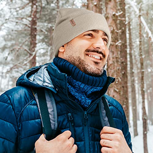 FURTALK Winter Hats for Men Women Fleece Lined Beanie Warm Cuffed Outdoor Skull Cap