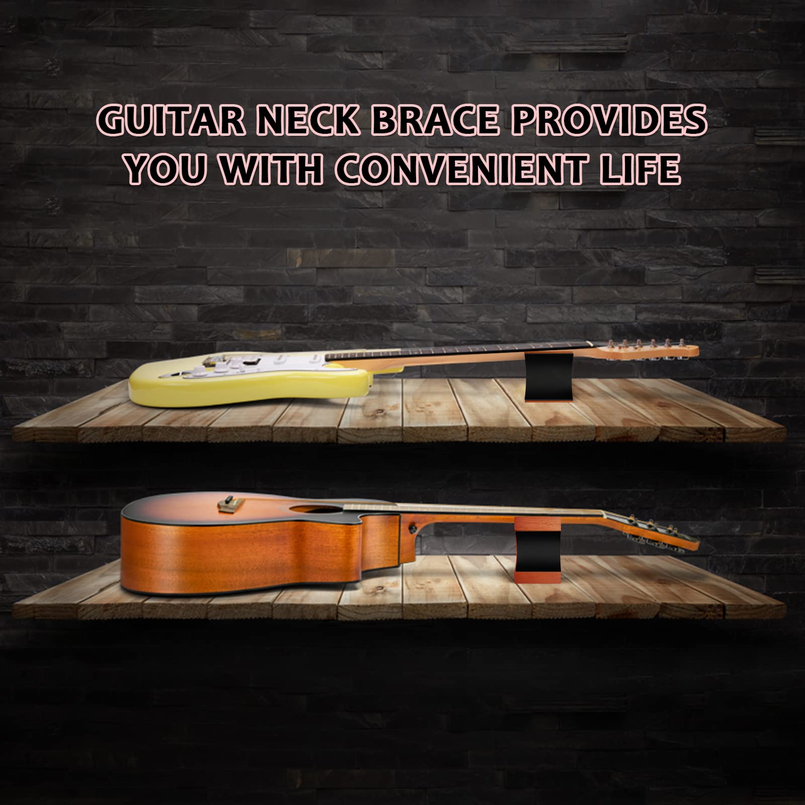 Guitar Neck Rest Guitar Neck Cradle Support Pillow String Instrument Repair Care Tool for Guitar Workstation, for Ukuleles, Violins, Bass, Pipa