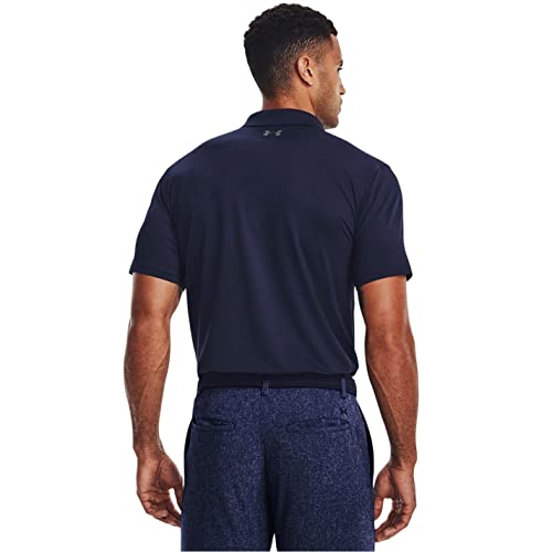 Under Armour Men's Standard Performance 3.0 Polo, (410) Midnight Navy / / Pitch Gray, XX-Large