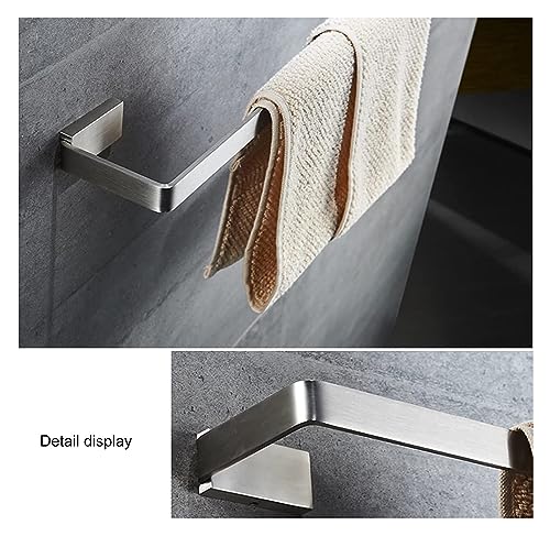 Towel BAR Rack Towel Rack Wall Mounted Tower Holder Single Towel Storage Rack Towel Bars,Towel Rod for Bathroom or Kitchen,Brushed Finish Bathroom Hardware/50Cm (Size : 80Cm)
