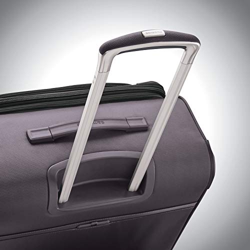 Samsonite Solyte DLX Softside Expandable Luggage with Spinner Wheels, Mineral Grey, Carry-On 20-Inch
