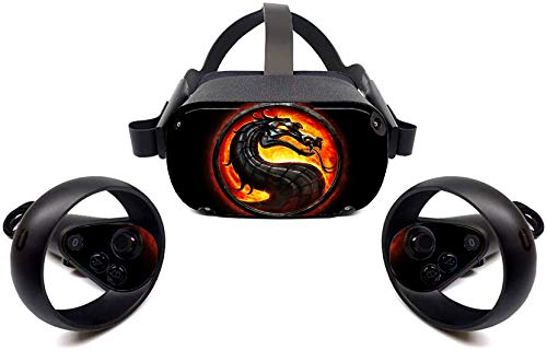 fighting games Stickers Skin for Oculus Quest, Protective, Durable, and Unique Vinyl Decal Wrap Cover | Easy to Apply, Remove, and Change Styles by ok anh yeu