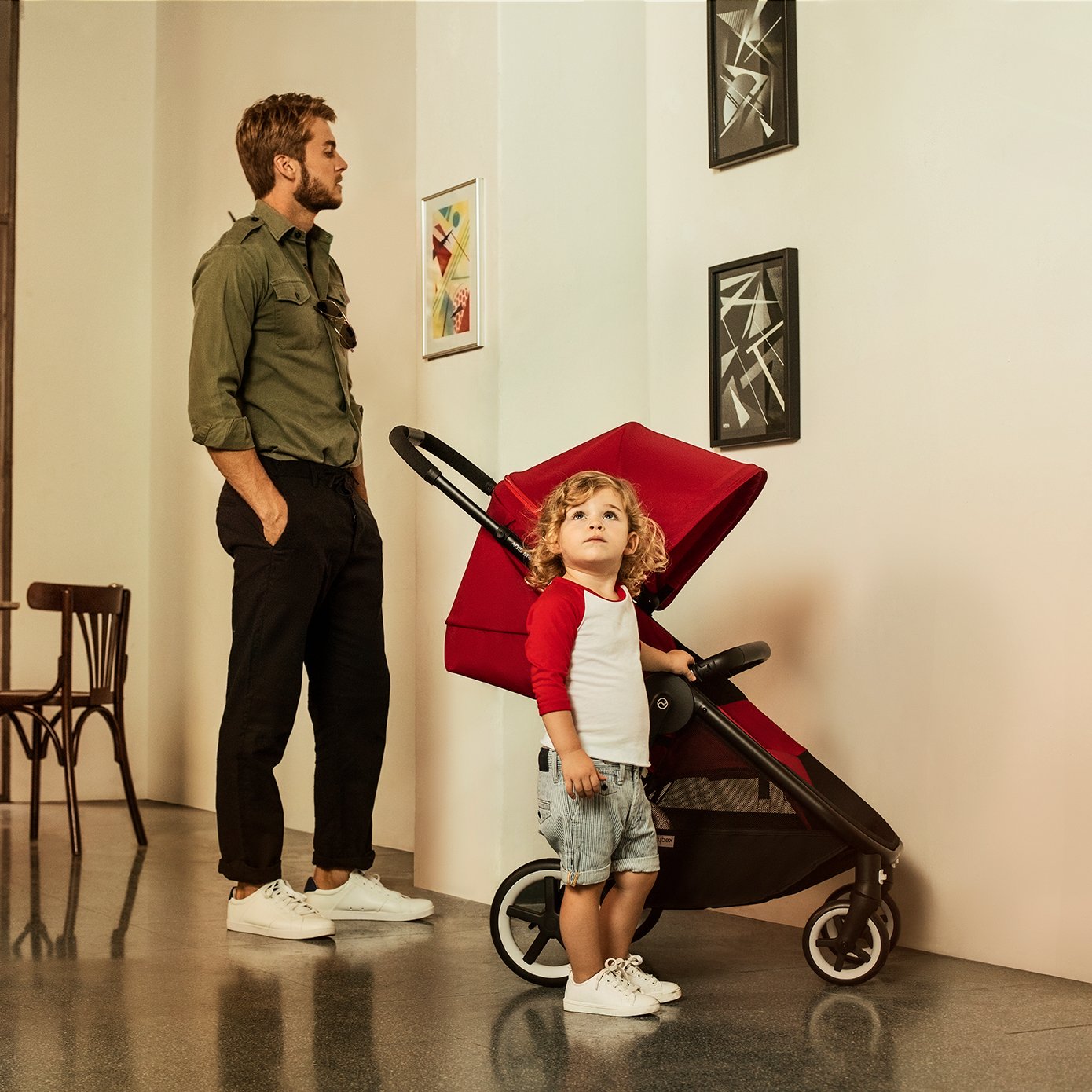 CYBEX Agis M-Air4 Baby Stroller, Autumn Gold