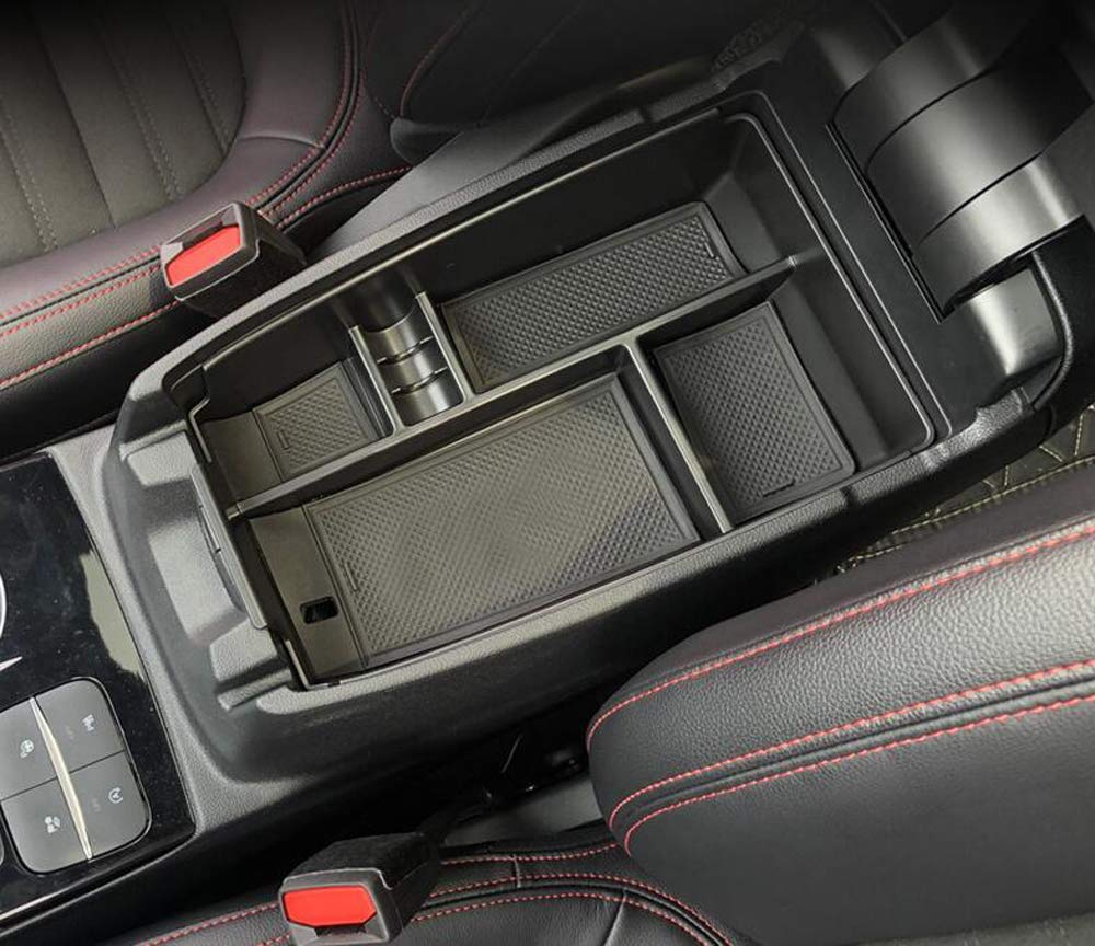 Cosilee Center Console Organizer Box Compatible for Ford Escape 2020 2021 2022/Bronco Sport 2021 2022 Armrest Storage Box Interior Accessories