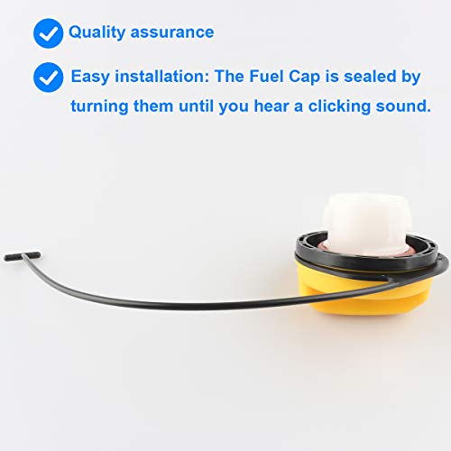 E85 Gas Cap, Fuel Gas Cap Replace GT295, 20915990 Compatible with Chevy GMC Cadillac - 2007-2011 Avalanche, Silverado 1500, Suburban 1500, Tahoe, 2007-2011 Sierra 1500, Yukon, 2009-2011 Escalade, More