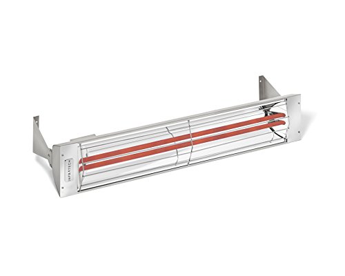 Infratech W4024SS Single Element - 4000 Watt Electric Patio Heater, Voltage: 240, Finish Color: Stainless Steel