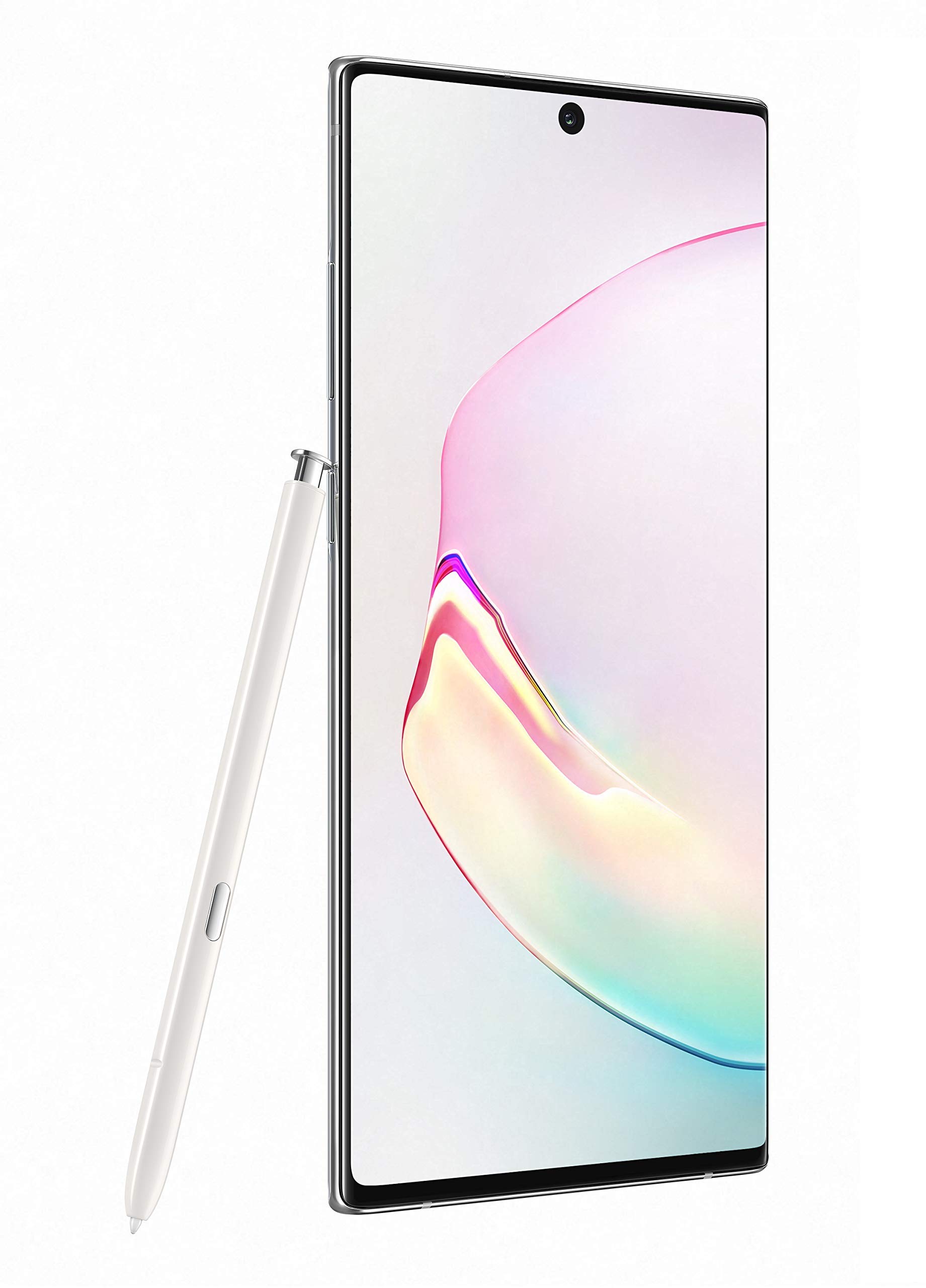 Samsung Galaxy Note 10+ Plus 4G Dual-SIM SM-N975F/DS 256GB (GSM Only, No CDMA) Factory Unlocked 4G/LTE Smartphone - International Version (Aura White) (Renewed)