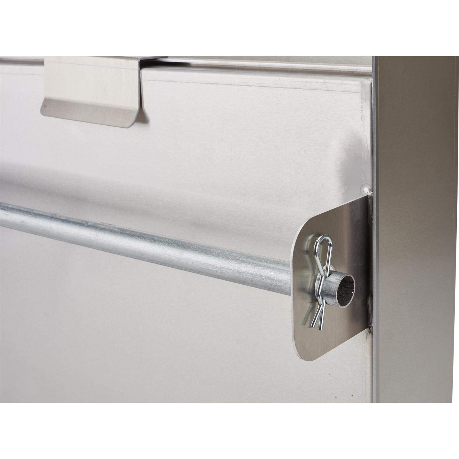 Speedway Motors Standard Aluminum Trailer Storage Cabinet, Features Fold-Down Work Table, Two Paper Towel Holders and Storage, For Enclosed Race Trailer or Garage Storage