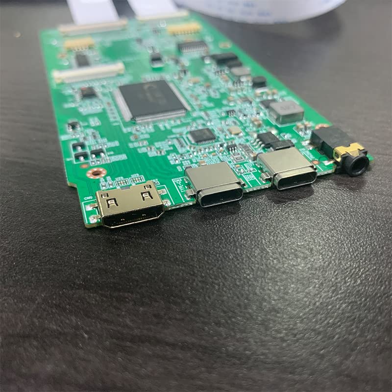 LESOWN USB Type C 12.6 inch Displays Widescreen Bar Long LCD Module 1920x515 IPS Screen Ultra Wide Monitor