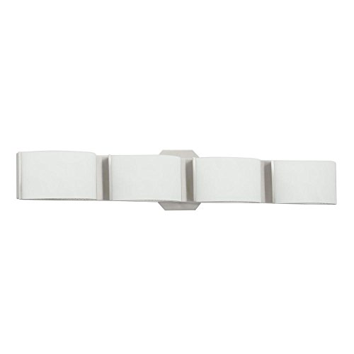 Dakota 4 Light Brushed Nickel 4.5"h x 27"w x 2.75 Satin Nickel
