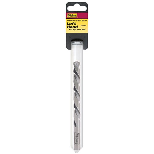 IVY Classic 01308 1/8-Inch Left Hand Drill Bit, M2 High Speed Steel, 135-Degree Point, 1/Card
