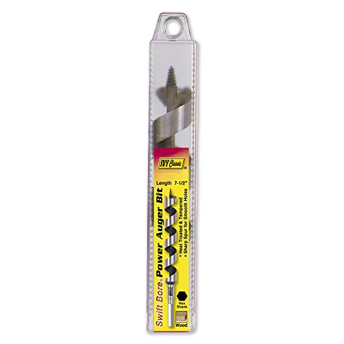 IVY Classic 46213 13/16 x 7-1/2-Inch Power Auger, High-Carbon Steel, 1/Tube