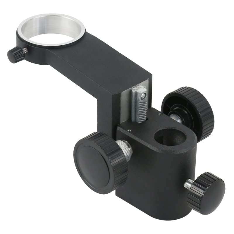 LIRUXUN 1/4 M6 Install Screw 25mm Adjustable Video Microscope Camera Stand Holder Gear Focusing Support Accessories