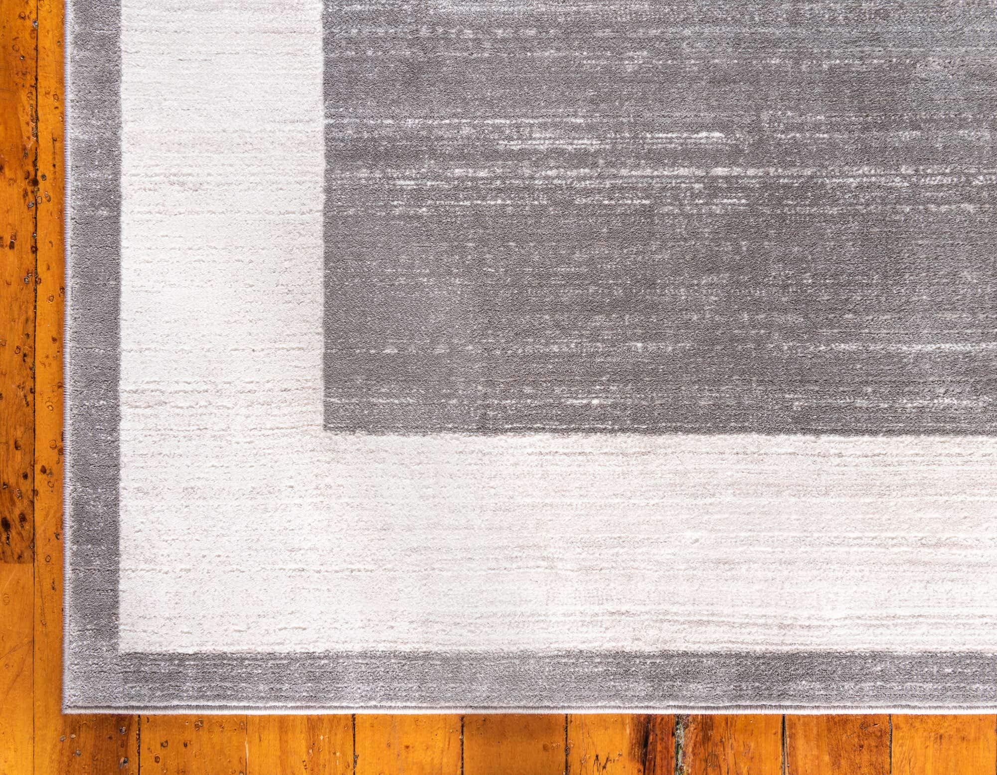 Unique Loom Jill Zarin Uptown Collection Area Rug - Yorkville (8'x 10' Rectangle, Gray/ Ivory)