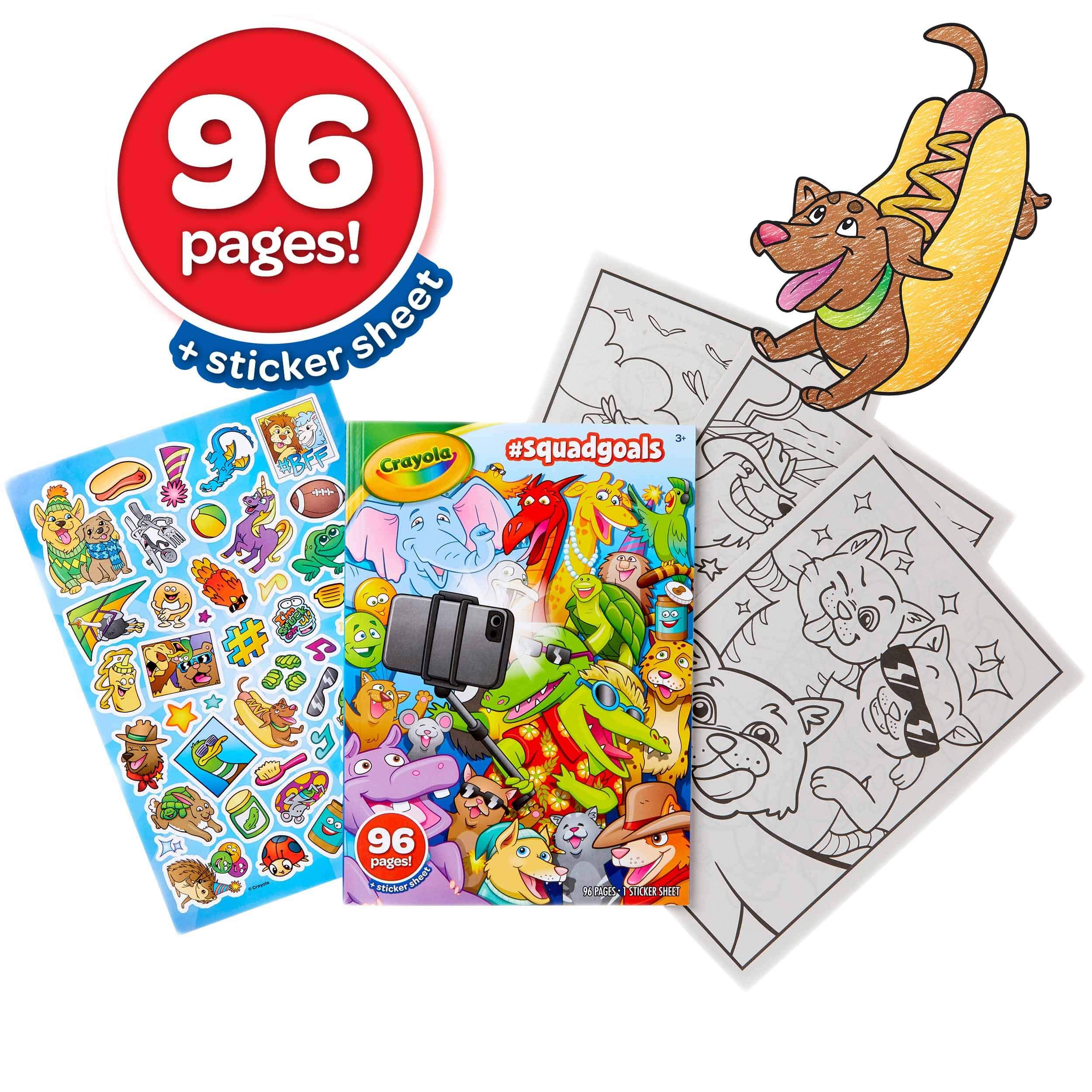 Crayola Coloring Book Bundle, Animal Coloring Books, Gift for Kids, Ages 3, 4, 5, 6 [Amazon Exclusive]