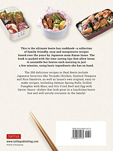 Real Bento: Fresh and Easy Lunchbox Recipes from a Japanese Working Mom
