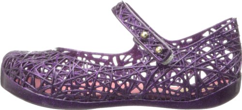Mini Melissa Mini Campana Zig Zag IX Mary Jane Sneaker (Toddler),Purple,6 M US Toddler