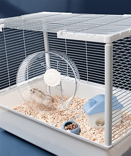 VEDEM Hamster Exercise Wheel Super-Silent Spinner Syrian Hamster Running Wheels with Stand for Hamsters Gerbils Mice Or Other Small Animals (Medium)