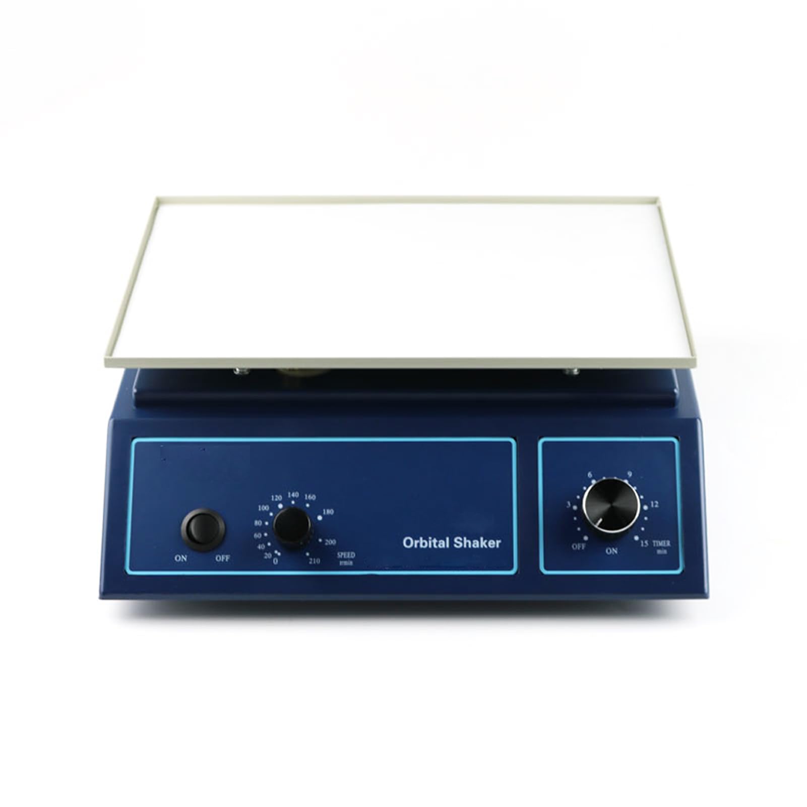Orbital Shaker - LE8S Adjustable Lab Oscillator RPR Horizontal Rotator Shaker 0-210rpm Laboratory Orbit Shakers with Anti-Slip Platform
