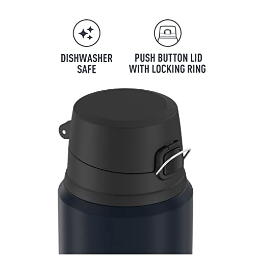 THERMOS Stainless King Vacuum-Insulated Drink Bottle, 24 Ounce, Midnight Blue