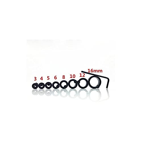 Liyafy Drill Bit Hole Depth Split Ring Screw Stop Collar 8pcs+8pcs Set for Adjustable Precise Hole Cutting Measurements Pack of 2