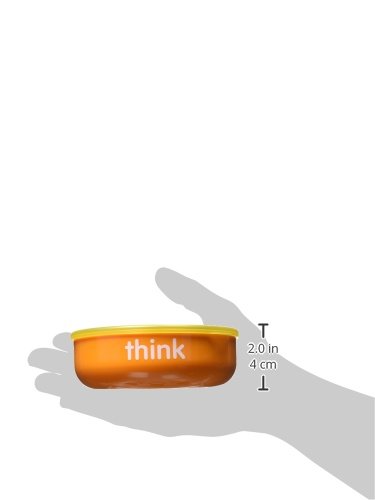 Thinkbaby Low Rise BPA Free Baby Bowl (Orange)