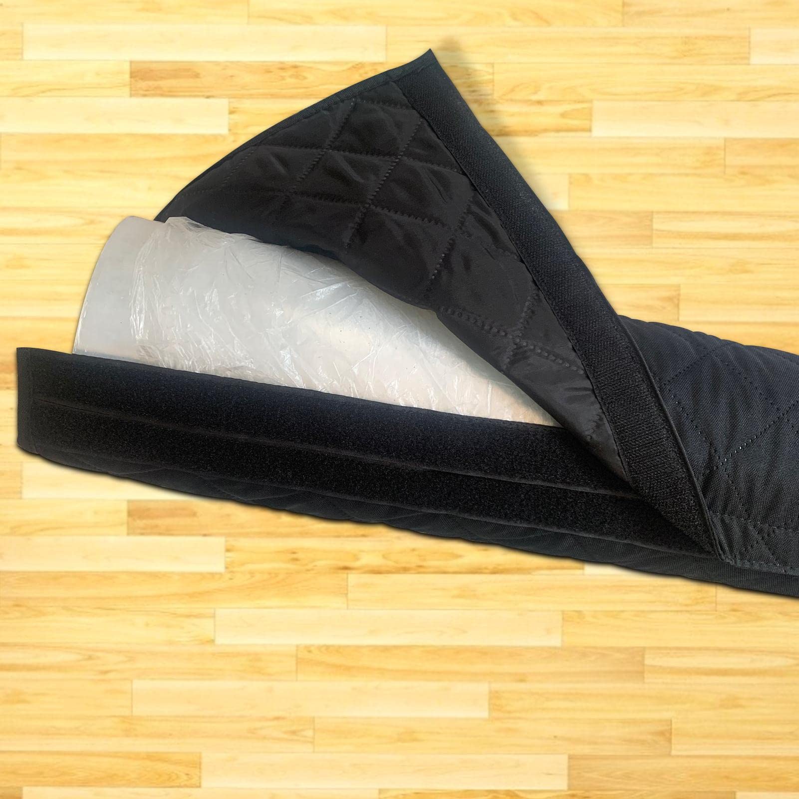 Hose Protective Dust Sleeve, ac Hose Insulation Portable Air Conditioner Hose Cover Wrap, Black