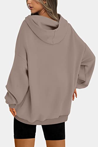 Trendy Queen Womens Sweatshirts Oversized Hoodies Fleece 2023 Casual Comfy Pullover Loose Lightweight Fall Winter Clothes Fashion Jackets