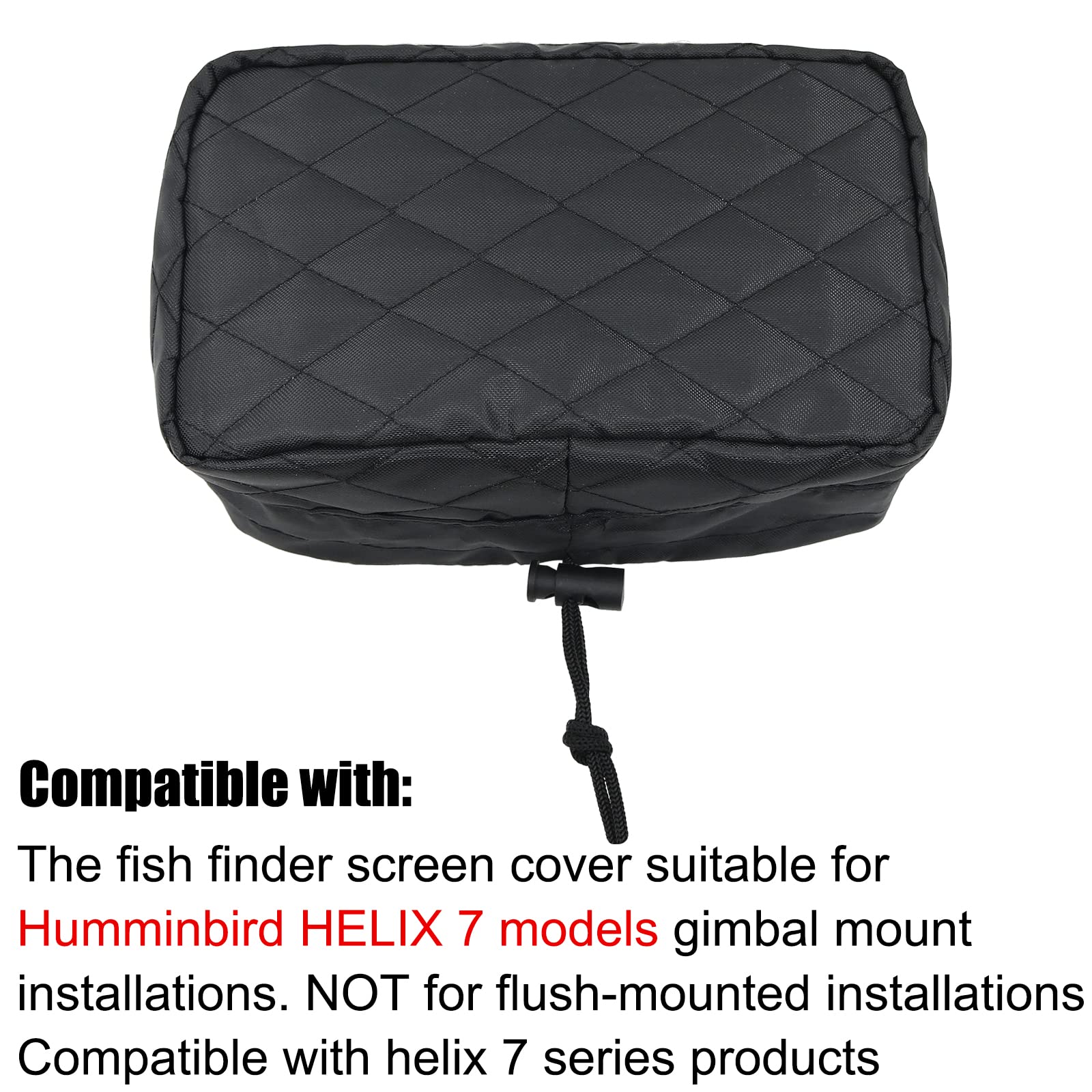 Fish Finder Screen Cover for Compatible with Humminbird Helix 7 All Series with Drawstring Professional Protection for Screen from Sun Weather Damage