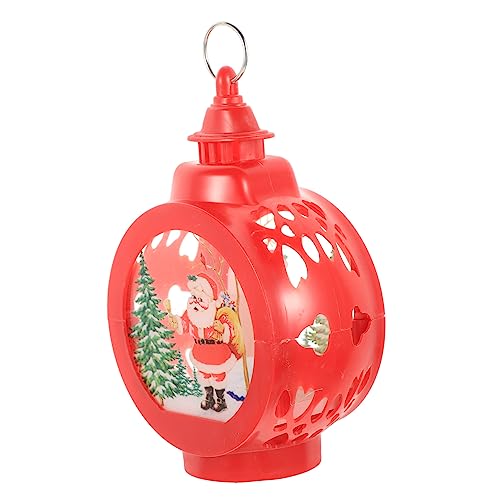 VOSAREA Christmas Lantern Outdoor Decorations Deco Outdoor Christmas Decor Decoraciones para Salas De Casa Christmas Lantern Snow Globe Holiday Lantern Decorative Christmas Adornment