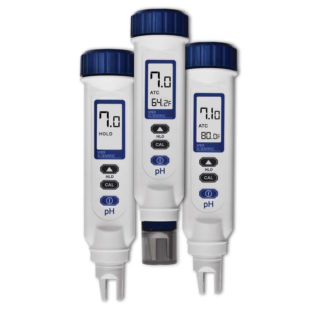 PH Meter Digital Ph Tester for Water Hydroponics, Accurate Ph Water Tester, Ph Tester for Drinking Water, Pool, Aquarium - Sper Scientific (850052)