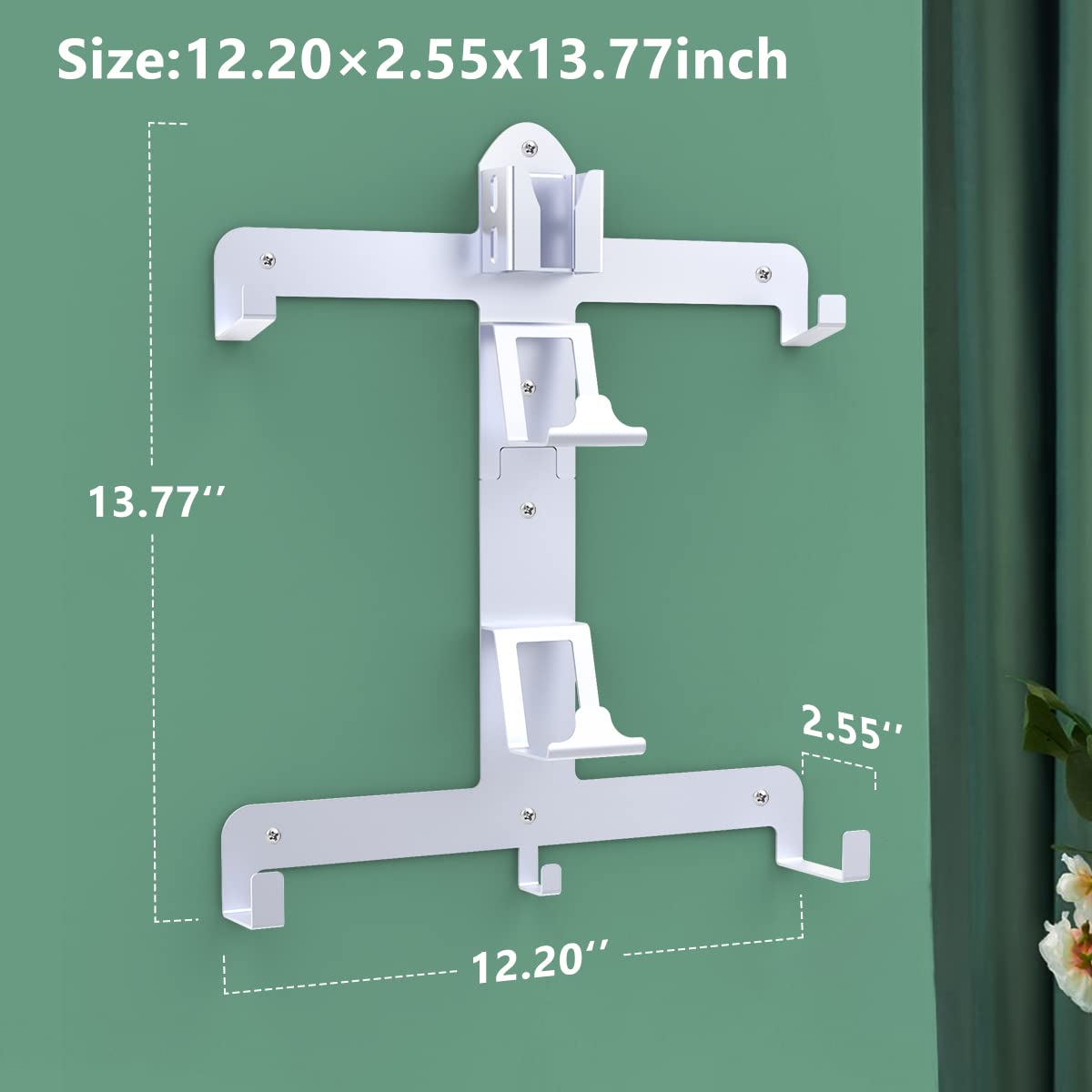 Hacksya Wall Mount for Meta Oculus Quest 3,All in 1 VR Wall Mount Storage for Most VR Headset Controller And Holder Compatible with PS VR2,Valve Index,for Meta Oculus Quest 2 Quest 3 Accessories