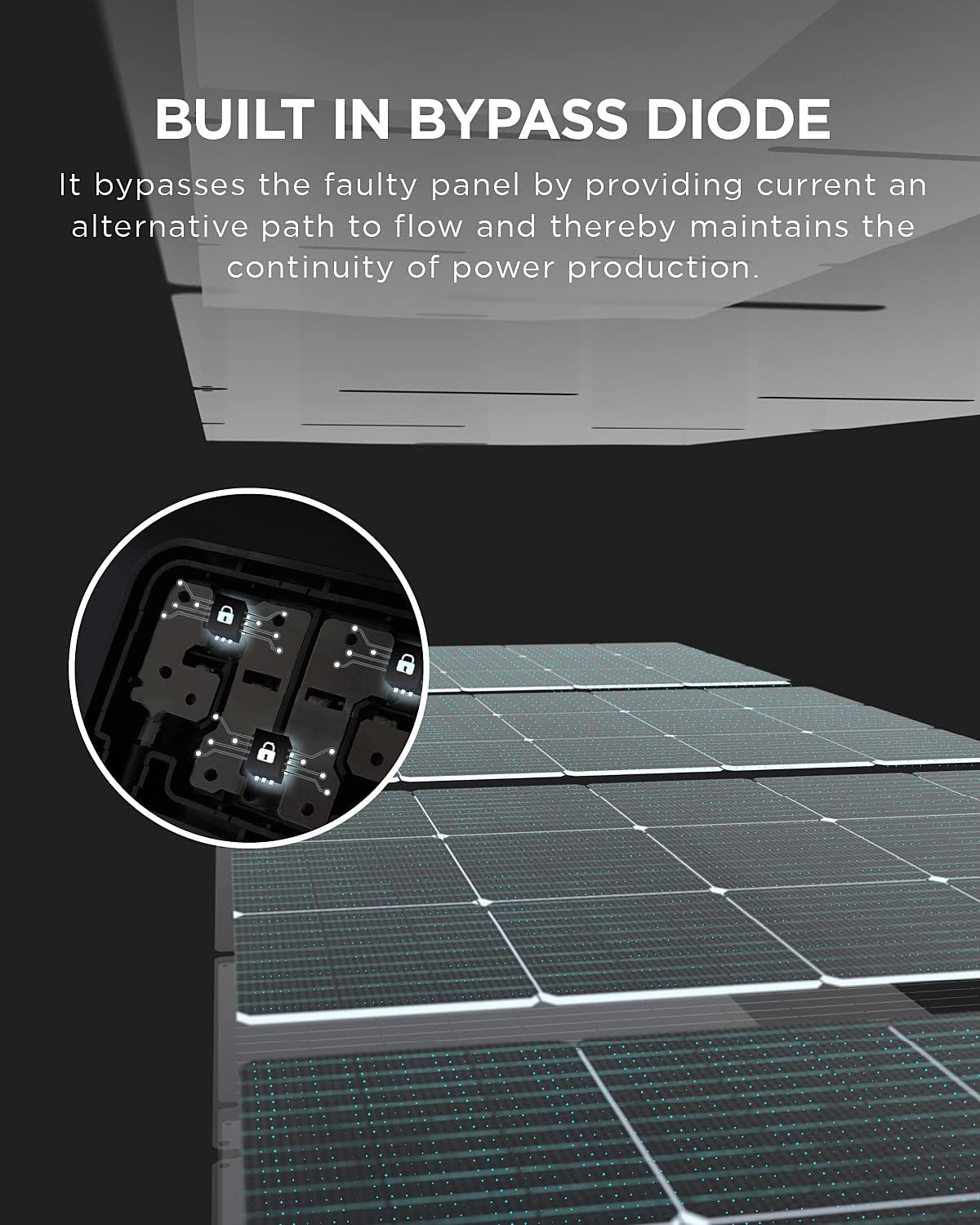 ETFE Solar Panels 400 Watts, BigBlue SolarPowa 400 Portable Solar Charger with Kickstands and MC-4(51.3V/7.8A), IP68 Waterproof, Charge Fast Cellpowa 2500 Power Station for Camping, RV Off Grid System