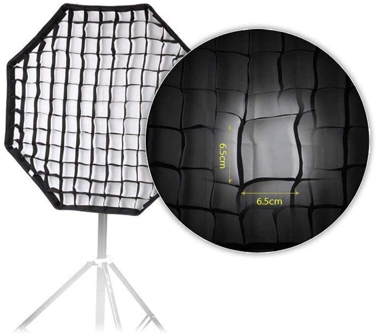 Godox SB-UE Umbrella Octagon Softbox Reflector with Honeycomb Grid for Speedlight Flash (Bowens Mount) (95 CM)