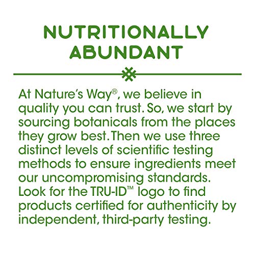 Nature's Way Premium Formula Organic Alfalfa Young Harvest 1215 mg per serving 100 Vcaps