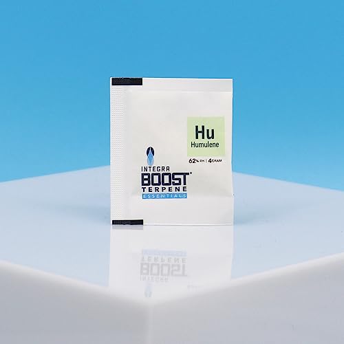 Integra Boost Terpene Infusion 62% RH Humidity Packs, Plant-Based, Salt-Free, Two-Way Humidity Control, Serenity Variety Pack