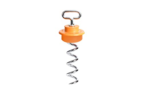 IntelliLeash Intelli-Stayk with Special Surface-Lock Technology to Prevent Pulling Out and Bending (4" Diameter)