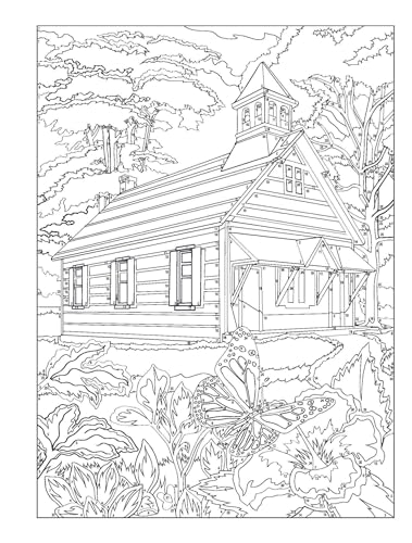 Creative Haven Country Scenes Color by Number Coloring Book (Adult Coloring Books: In The Country)