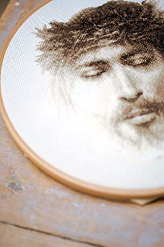 Vervaco Counted Cross Stitch Kit Jesus 7.6" x 9.6"
