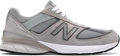 New Balance Men's Made in US 990 V5 Sneaker, Grey/Castlerock, 11
