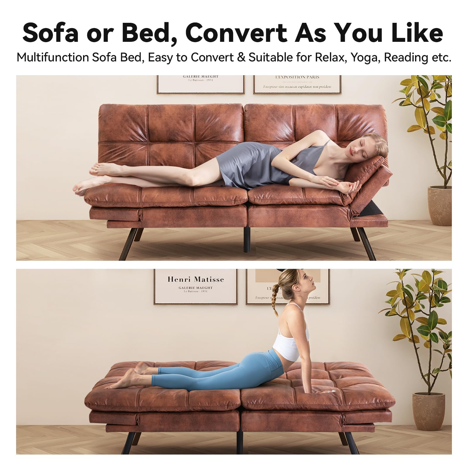 Hcore Sofa 267-8 Sofabed, Brown