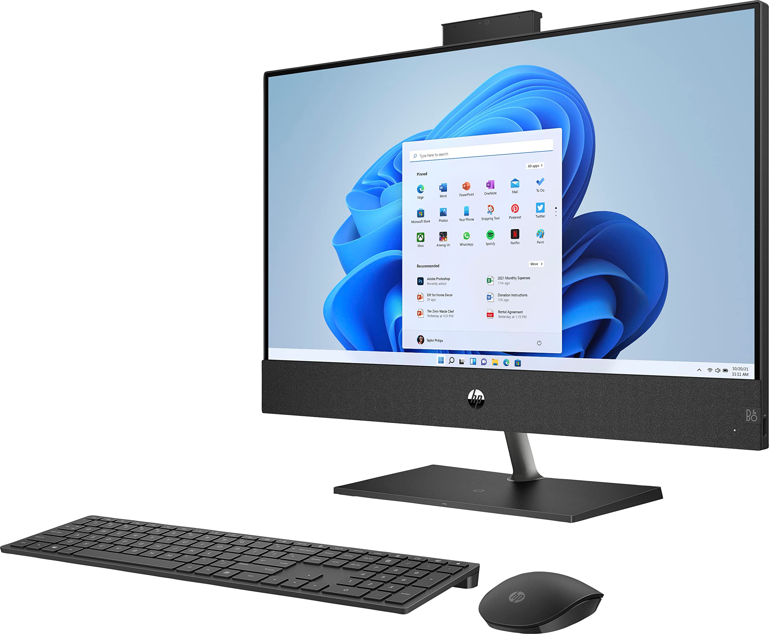 HP Pavilion 27 Touch Desktop 512GB SSD 32GB RAM Win 11 PRO (Intel 12th gen Processor with Six cores and Turbo to 4.20GHz, 32 GB RAM, 512 GB SSD, 27-inch FHD Touch, Win 11 Pro) PC Computer All-in-One
