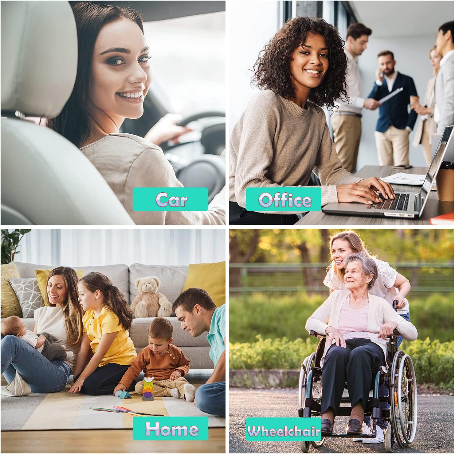 Found Notice Gel Seat Cushion - Cooling, Breathable, and Pressure-Relieving Long Sitting for Office Chair, Home, Car, and Wheelchair Use,Experience Ultimate