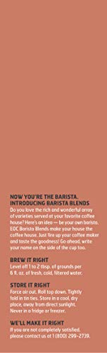 Eight O'Clock Coffee Barista Blends Caffe Americano, 11 Ounce, Mild Espresso, Medium Bodied Balanced Flavor