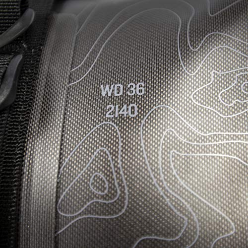 Dagger On-Tap Dry Bag Duffel | Kayak Dry Bag with Tie Down Rings | Waterproof Zipper and Compression Straps, Dark Gray, 15L (8090003)