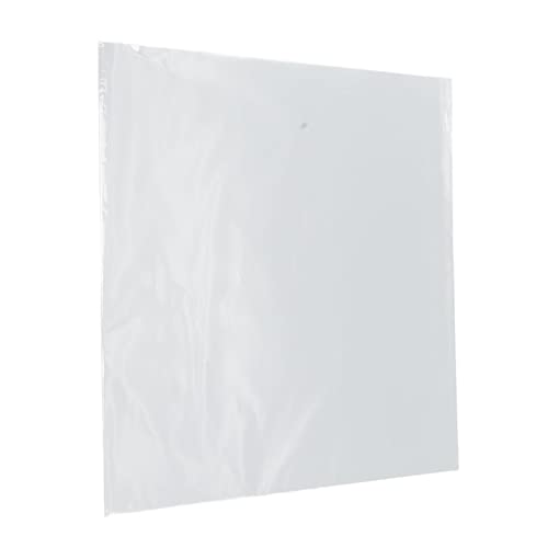 KUIDAMOS Resealable Vinyl Record Outer Sleeves, Protective 50Pcs OPP Dust Free Vinyl Record Sleeves Professional Keep for 12in Records